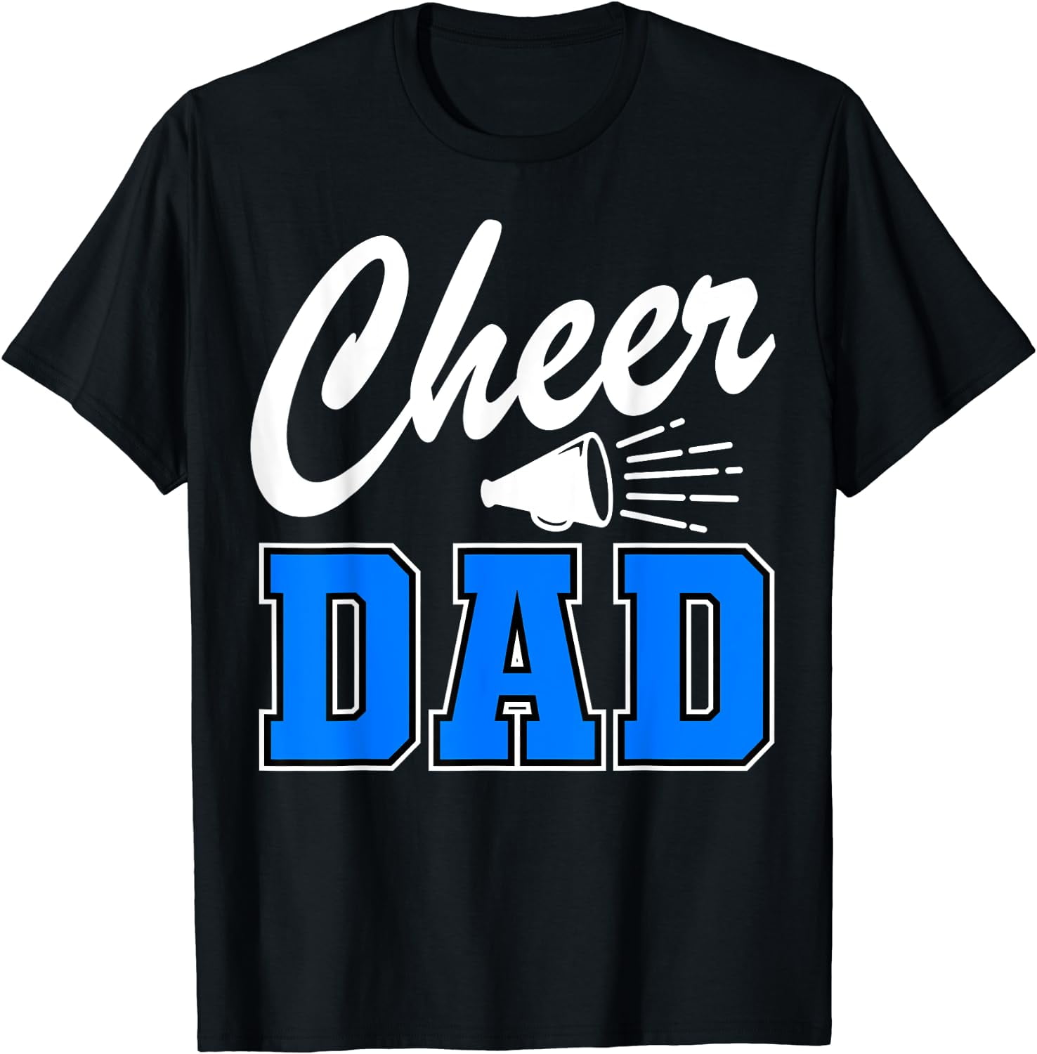Cheer Dad Cheerleading Team Squad Cheerleader Father's Day T-Shirt ...