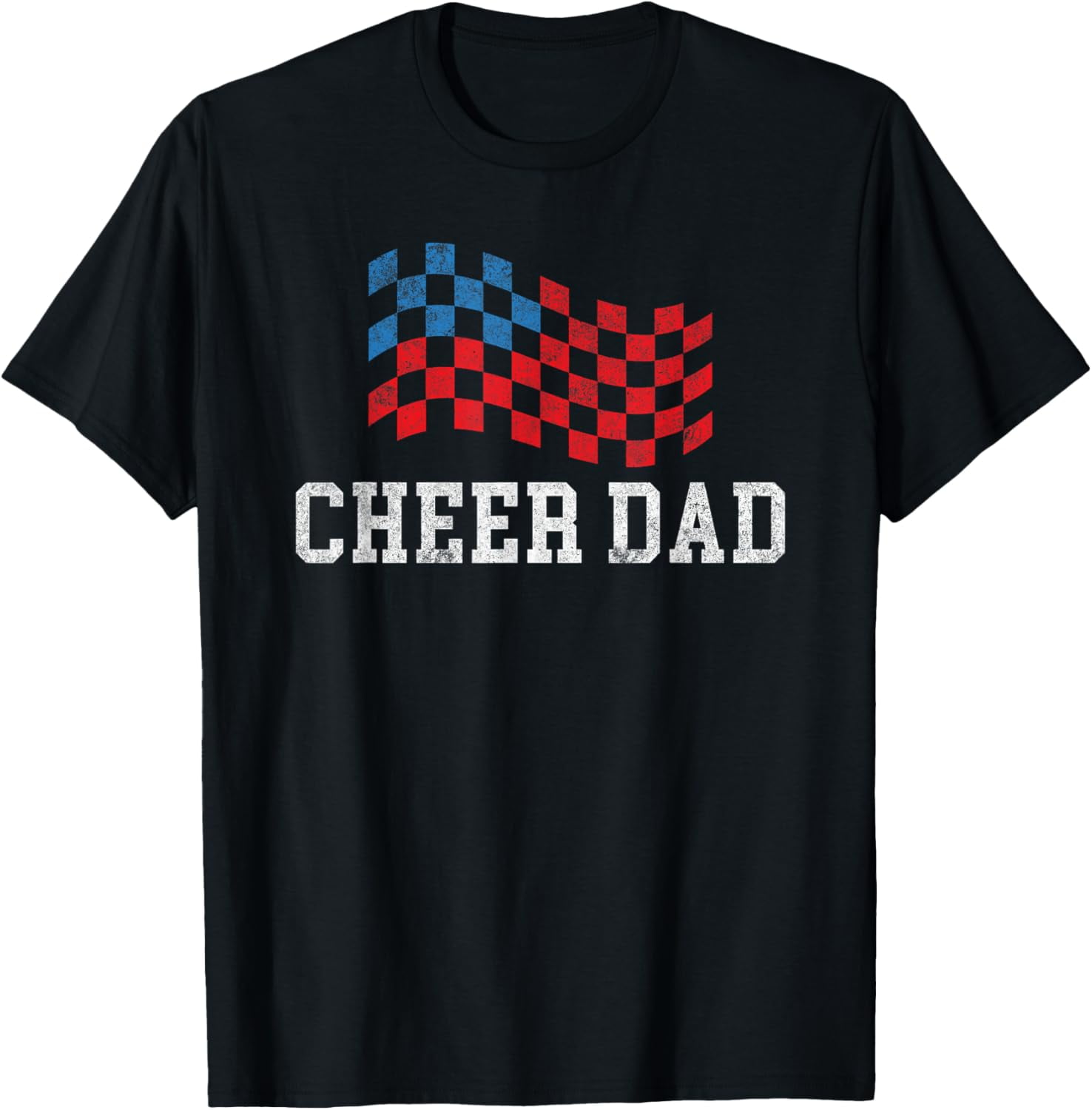 Cheer Dad Flag Cheerleading T-Shirt - Walmart.com