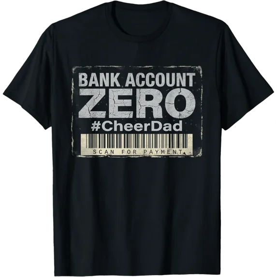 Cheer Dad Scan For Payment Cheerleading T-Shirt - Walmart.com