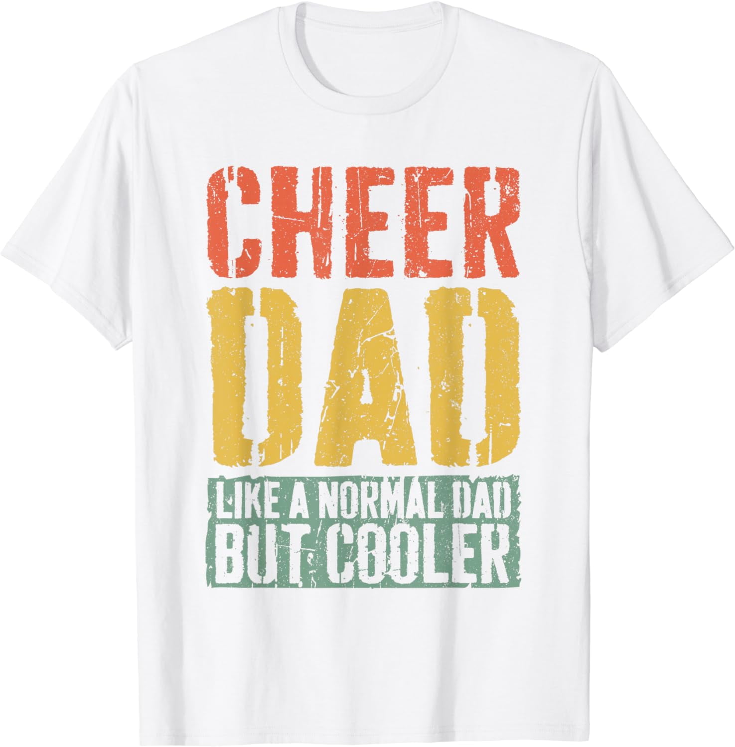 Cheer Dad T-Shirt Father's Day Cheer Dad Shirt T-Shirt - Walmart.com