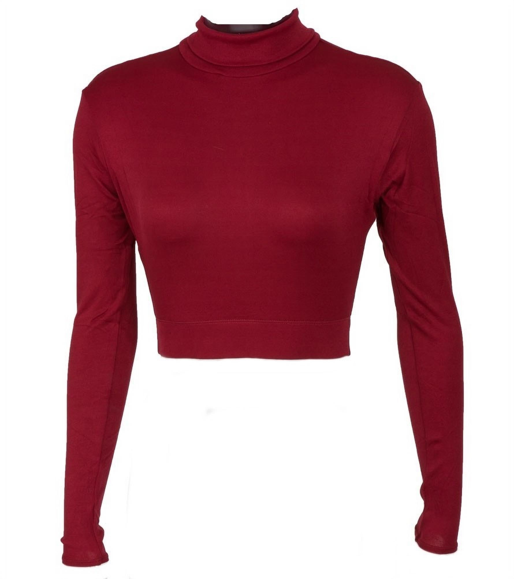 Cheer Fantastic Turtleneck Midriff Light Maroon Youth Large - Walmart.com