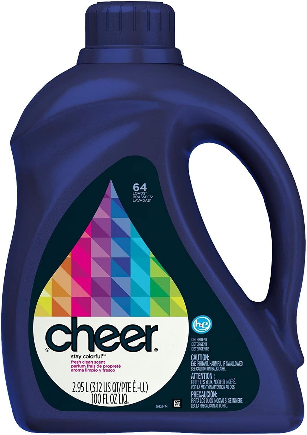 Cheer Laundry Detergent - Fresh Clean Scent, Fights Fading & Pilling ...