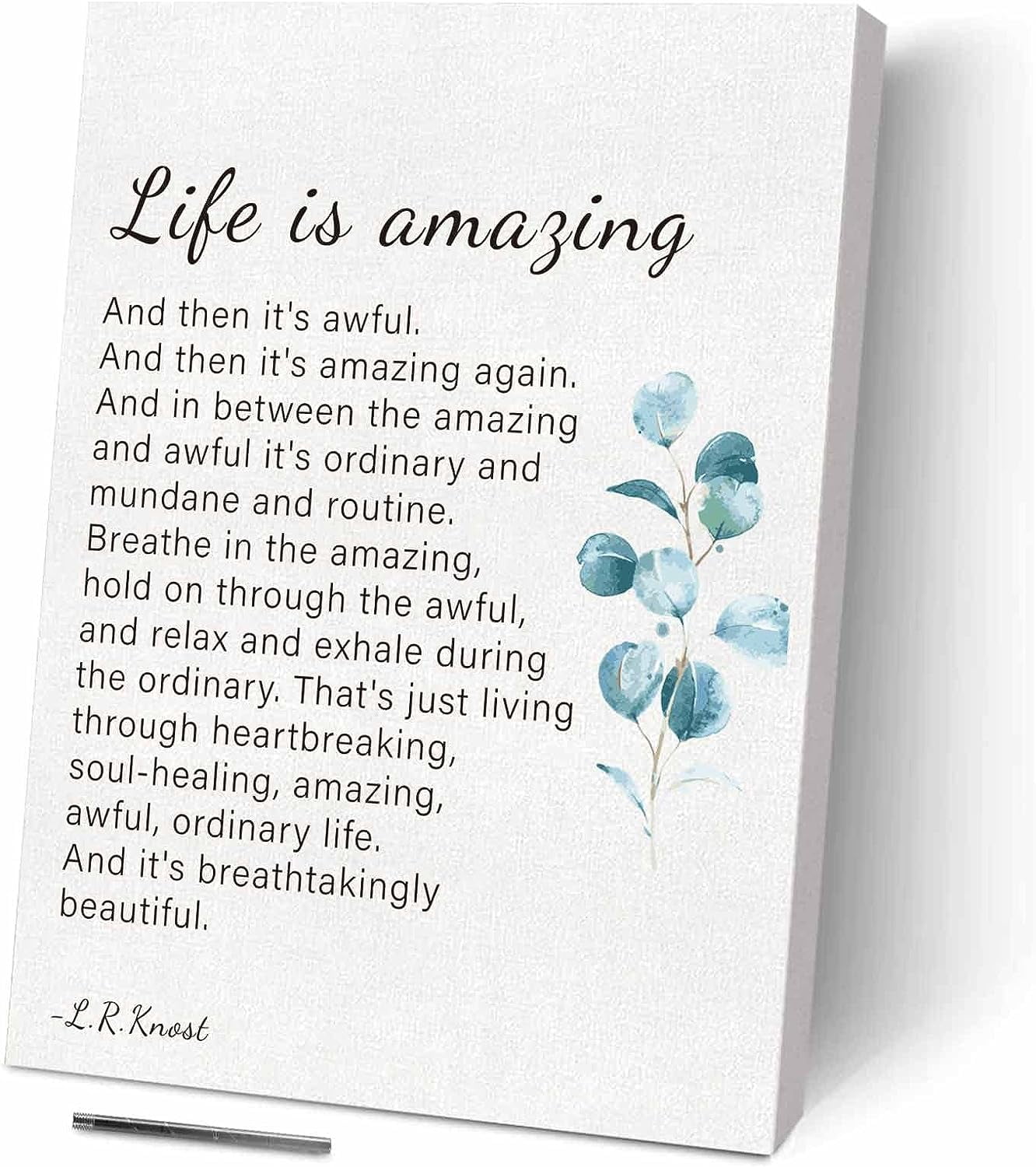 Cheer Up Gifts for Women - Life Is Amazing L.R.Knost Inspirational ...