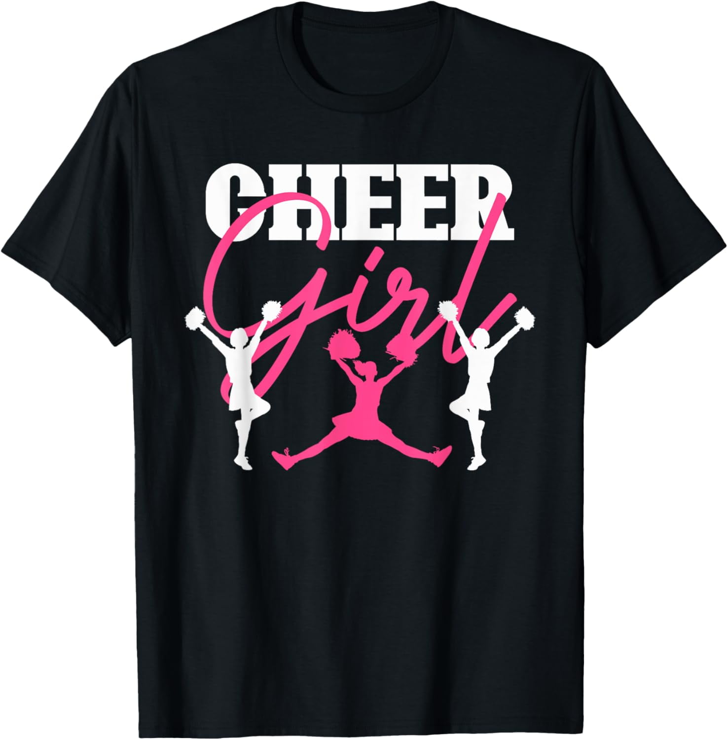 Cheer Girl Cheer Squad Cheering Cheerleader Cheerleading T-Shirt ...
