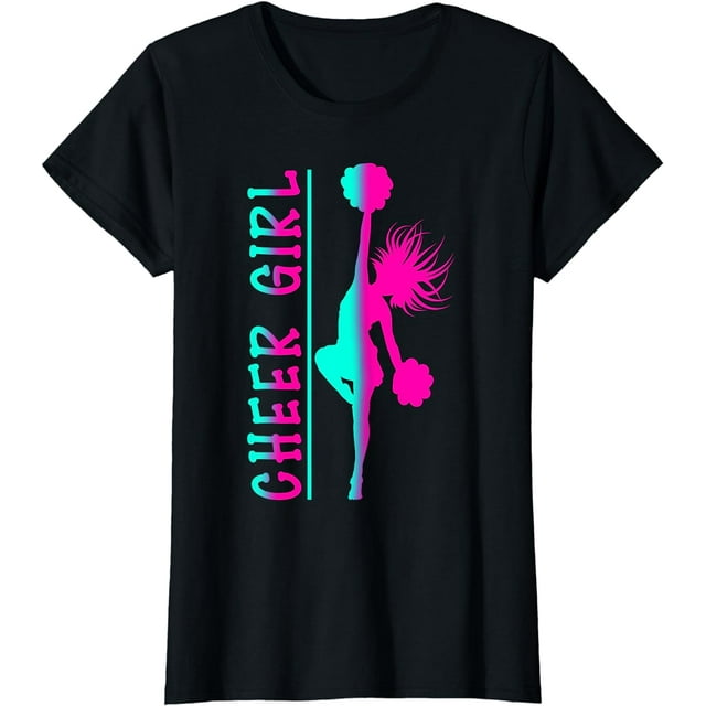 Cheer Girl Cheerleading Women Cheering Cheerleader T-Shirt - Walmart.com