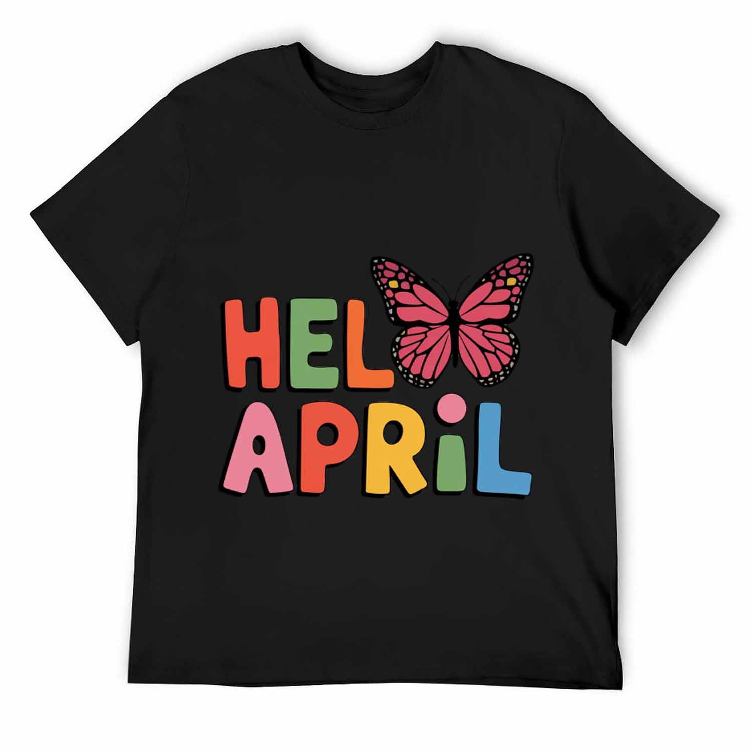 Cheer Girl Cute Cheerleader Hello Aprilt shirt design chicken ...
