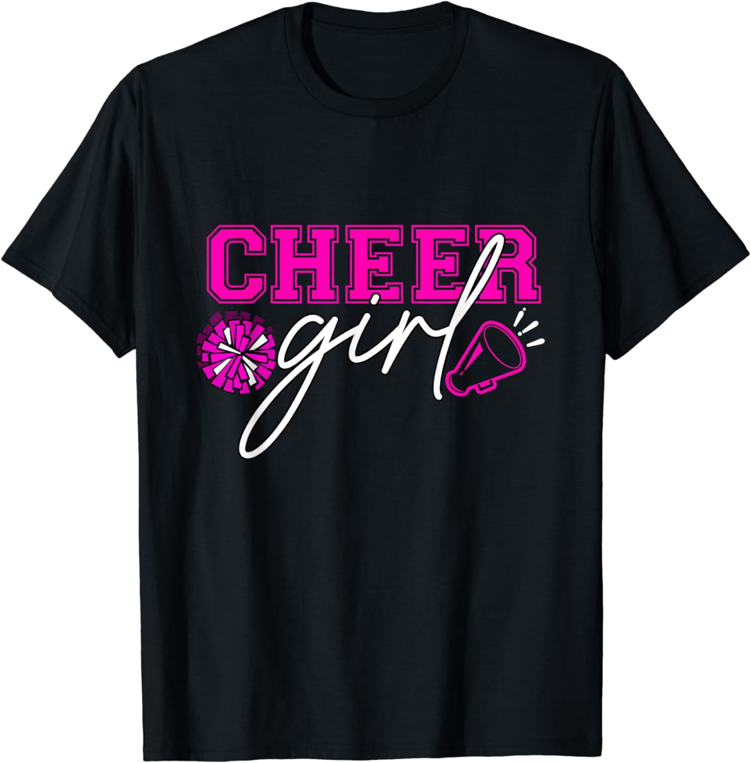 Cheer Girl Sideline Dancing Team Support Cheerleader T-Shirt - Walmart.com