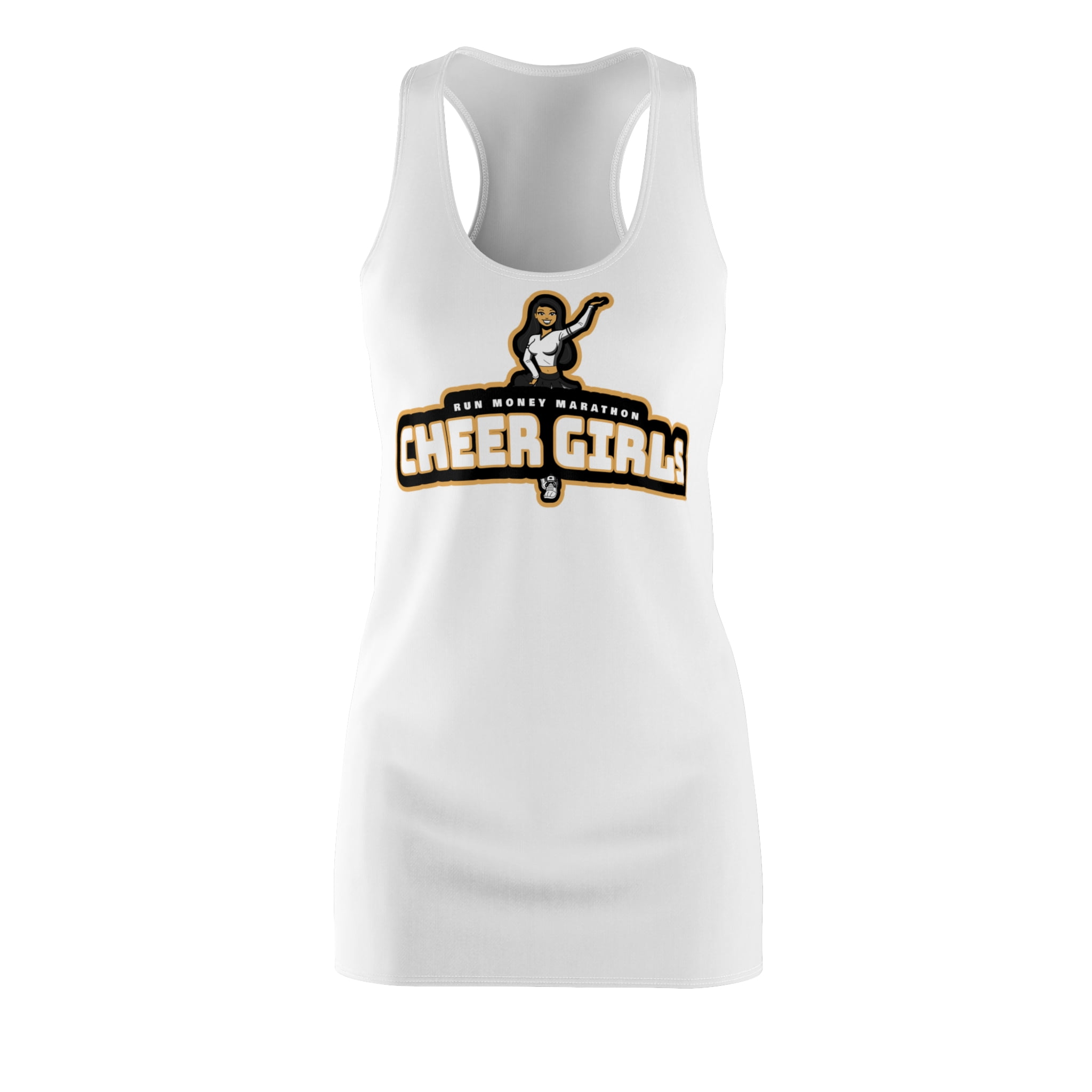 Cheer Girls Women's White Racerback Dress - Walmart.com