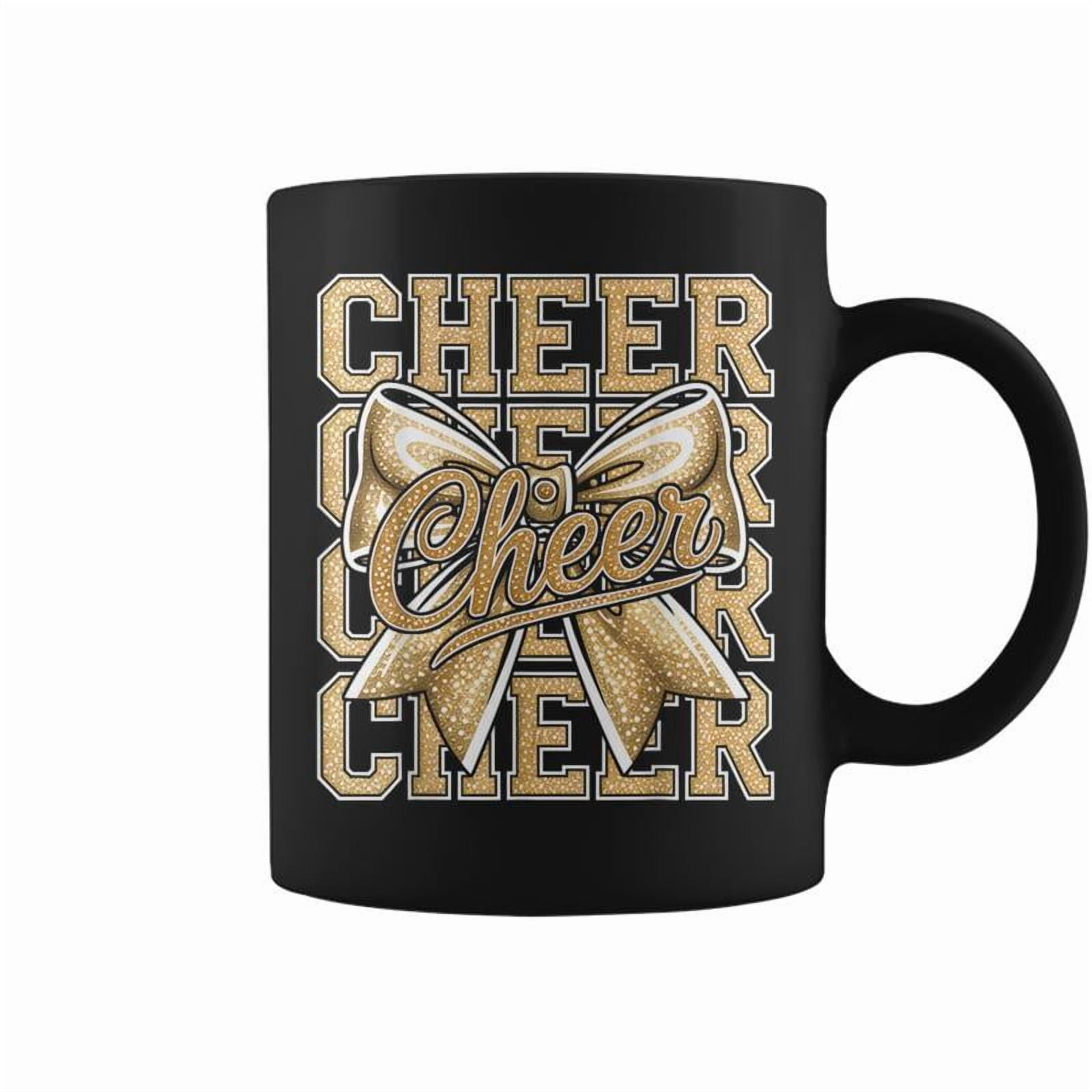 Cheer Gold Cheerleader Coquette Cheerleading Outfit Coffee Mugs ...