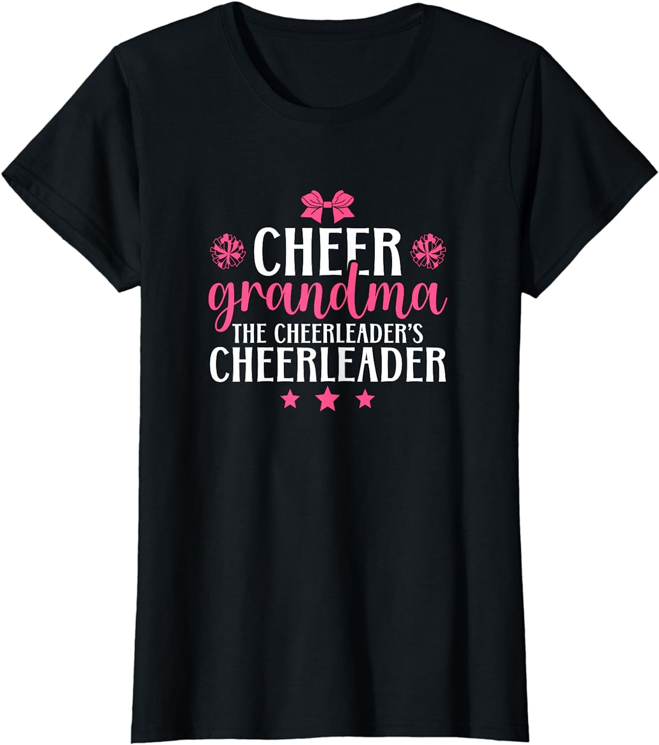 Cheer Grandma The Cheerleader's Cheerleader Grandmother T-Shirt ...