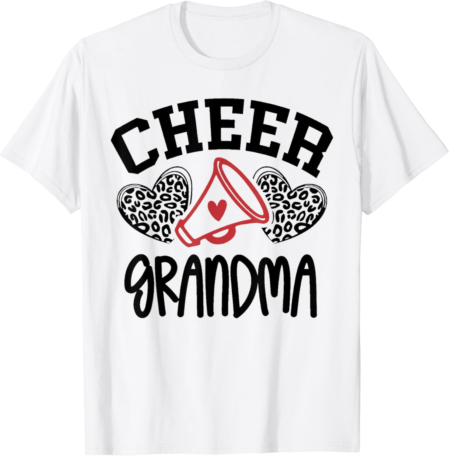 Cheer Heart Grandma T-Shirt - Walmart.com