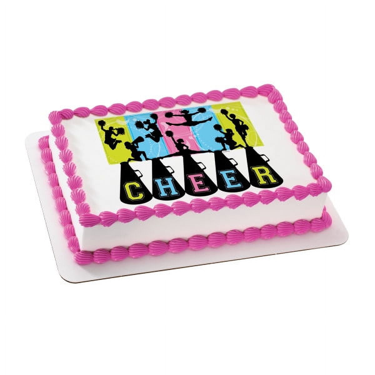 Whimsical Practicality's Cheer (Cheerleading) Edible Icing Image Cake ...
