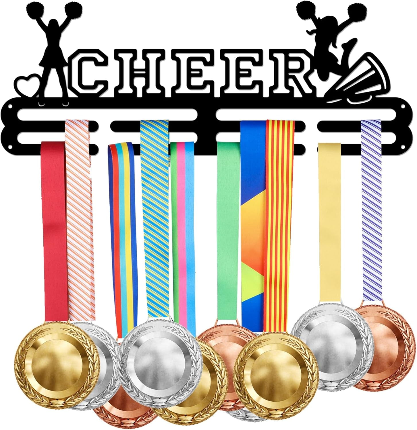 Cheer Medal Hanger Holder Display Sports Cheerleading Medals Display ...
