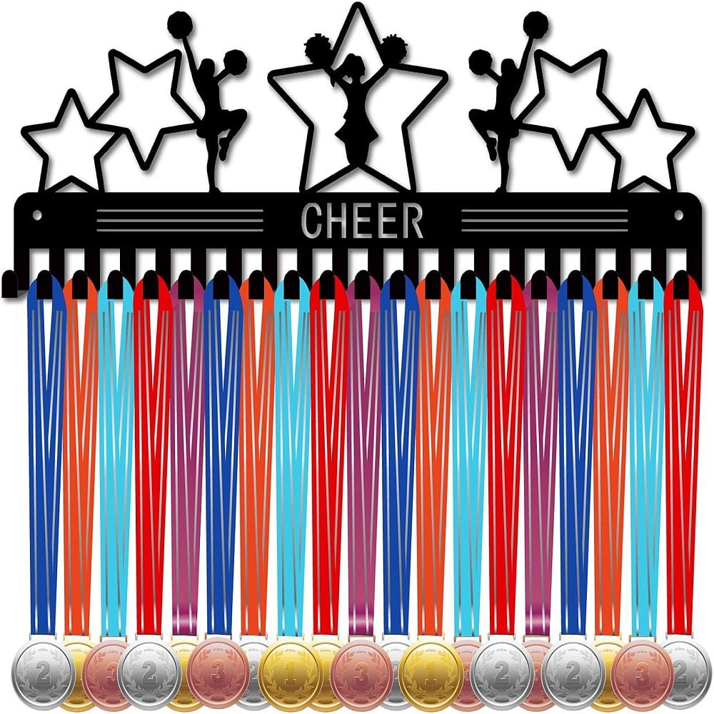 Cheer Medal Hangers Medal Holders Display Metal Stars Pentagrams ...