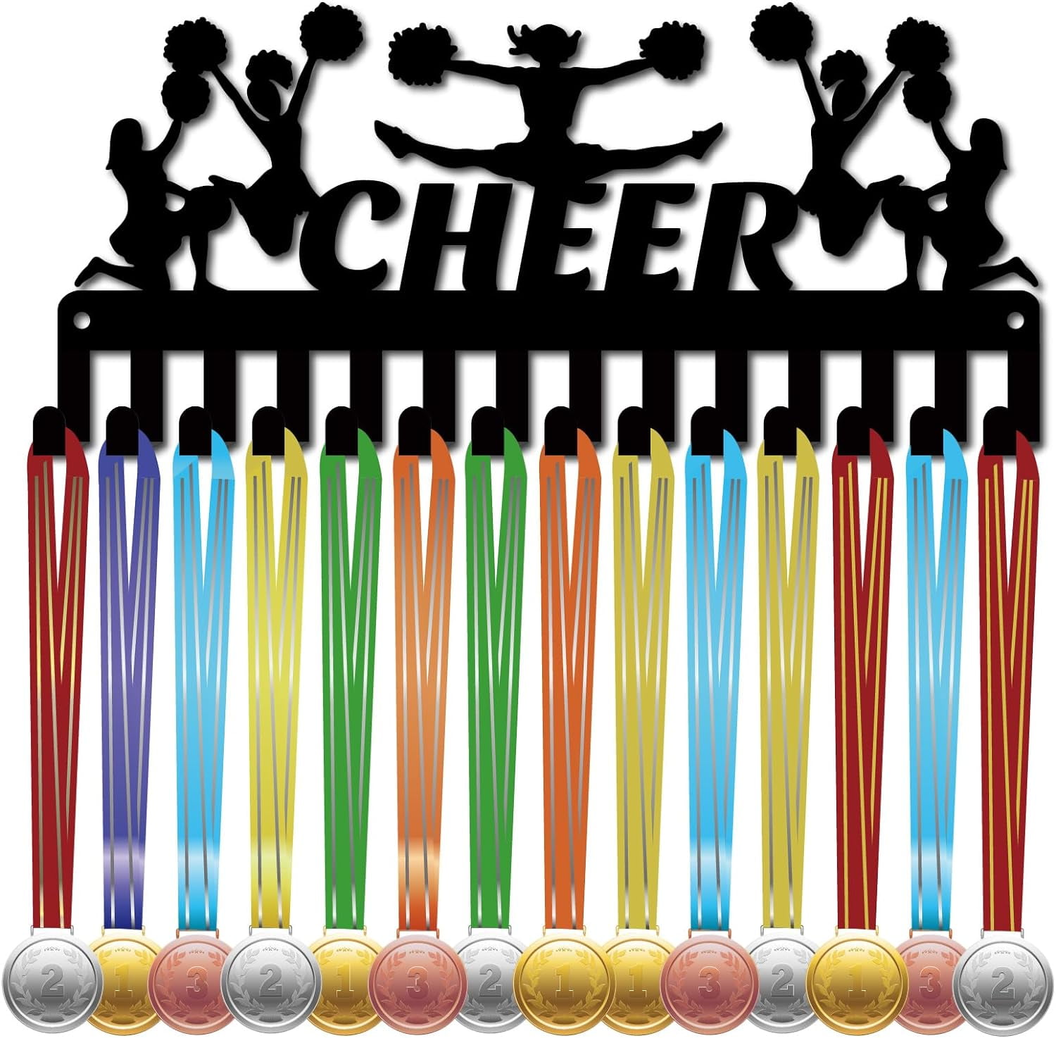 Cheer Medal Holder Cheerleaders Medal Hanger Display Rack Sports ...