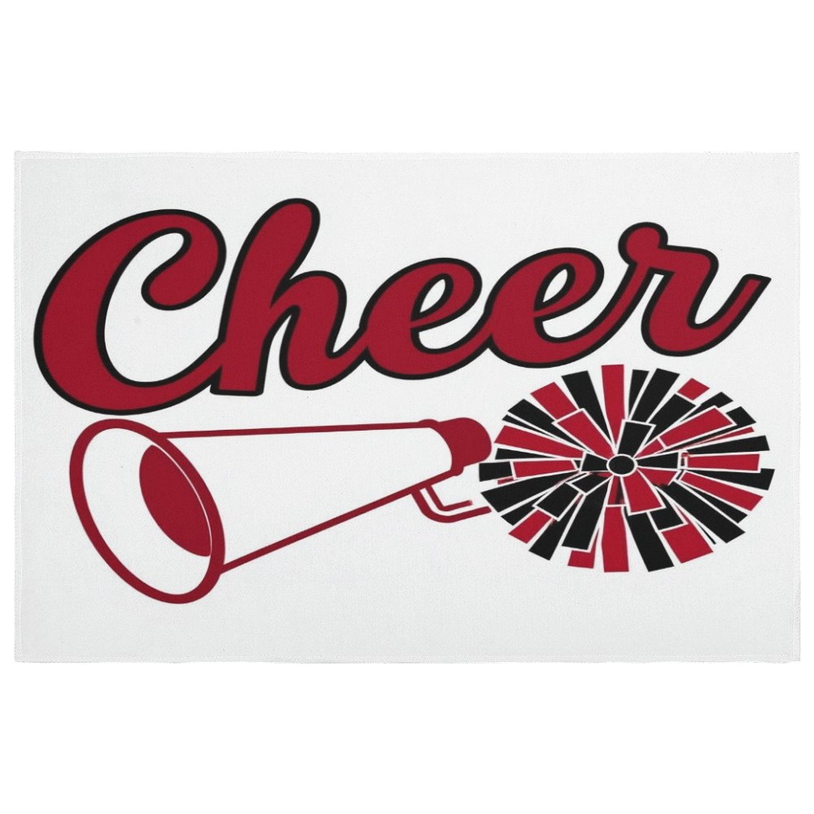 Cheer Megaphone Pom-Poms Adult Home Decor Bedroom Living Room Crystal ...