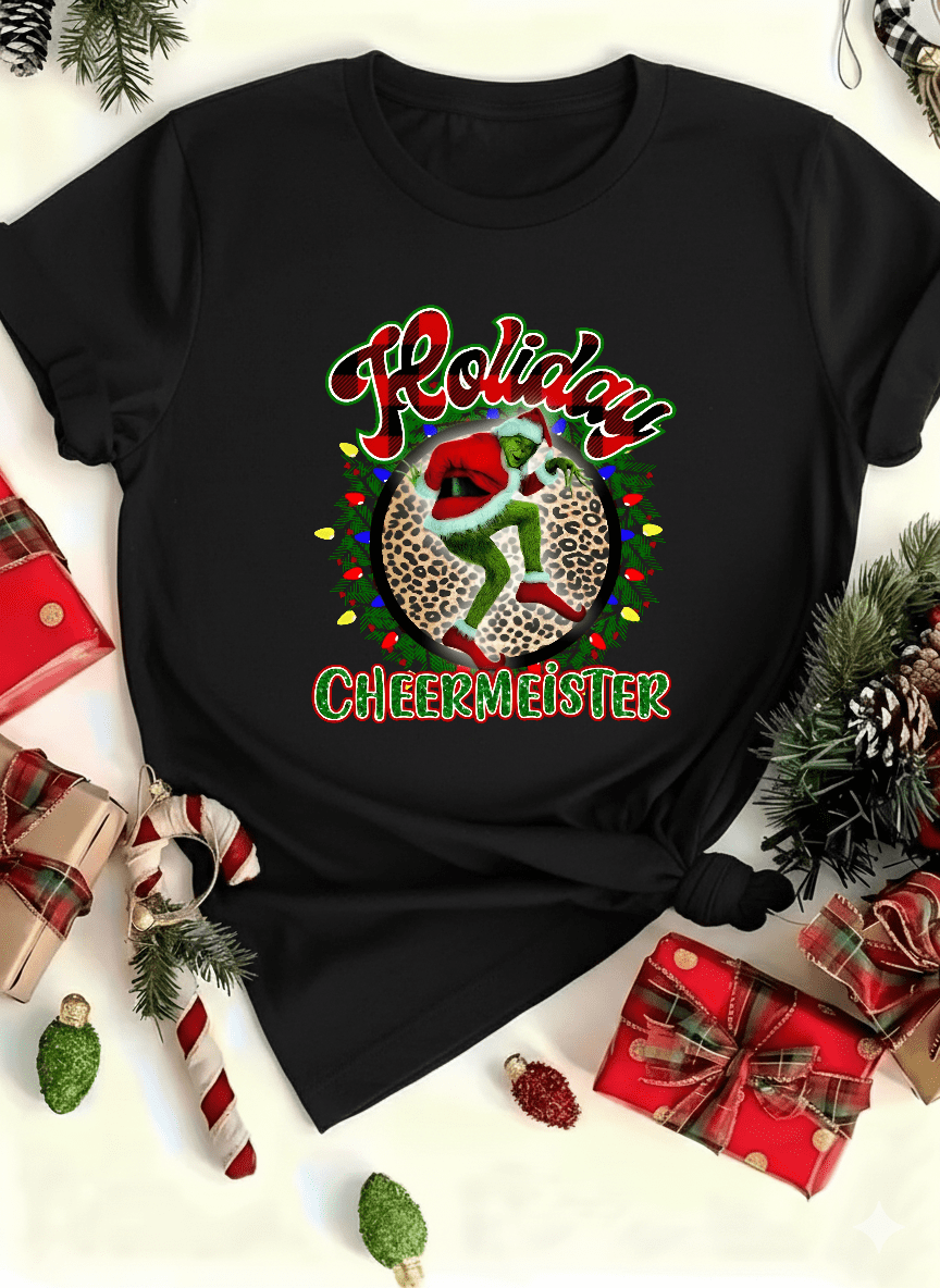 Cheer Meister Fun Quote Festive Holiday Movie Humor Unisex T-Shirt ...