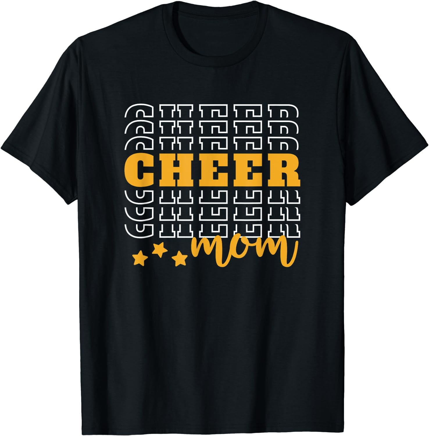 Cheer Mom / Cheerleading Mother Competition Parents Support T-Shirt ...