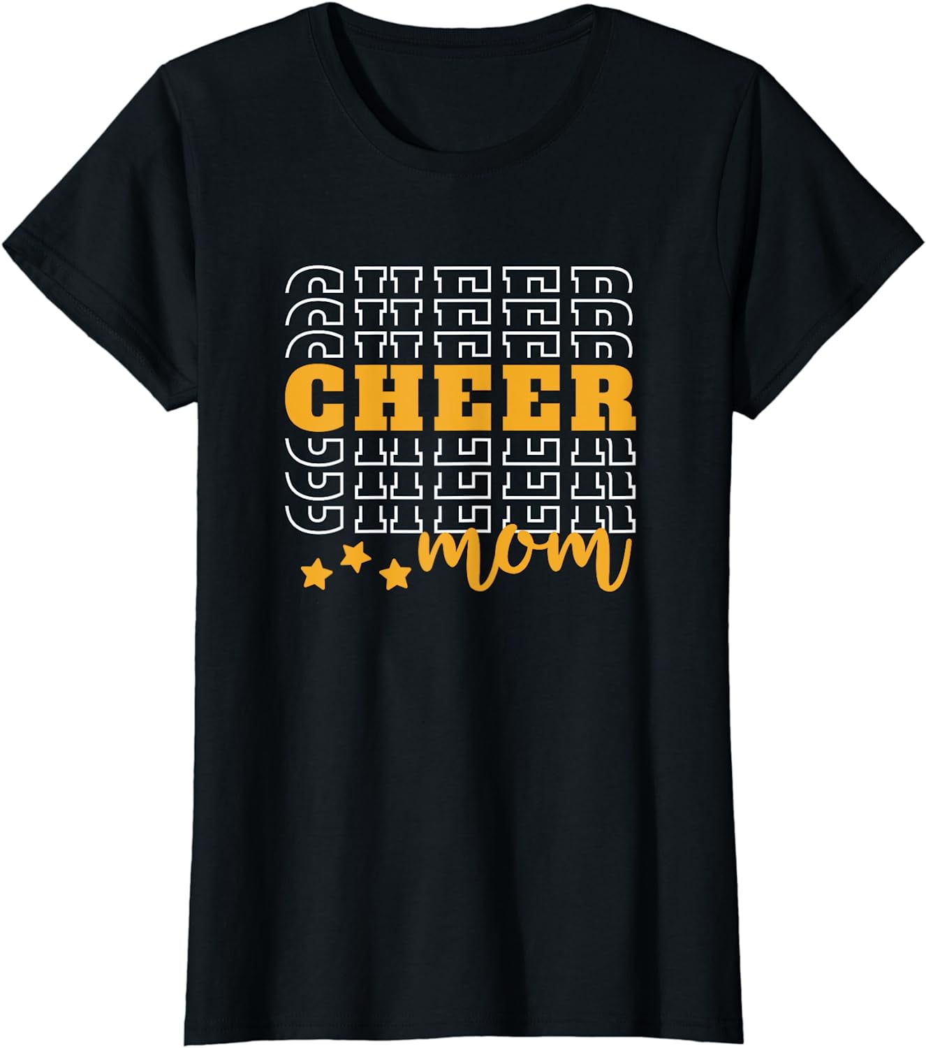 Cheer Mom / Cheerleading Mother Competition Parents Support T-Shirt ...