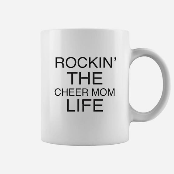 Cheer Mom Rockin The Cheer Mom Life Coffee Mug - Walmart.com