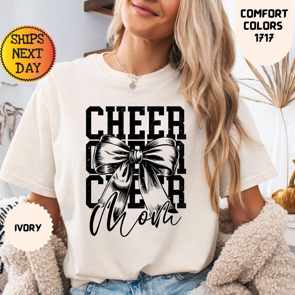 Cheer Mom Shirt, Cheerleader Mama Shirt, Cheerleading Shirt, School ...