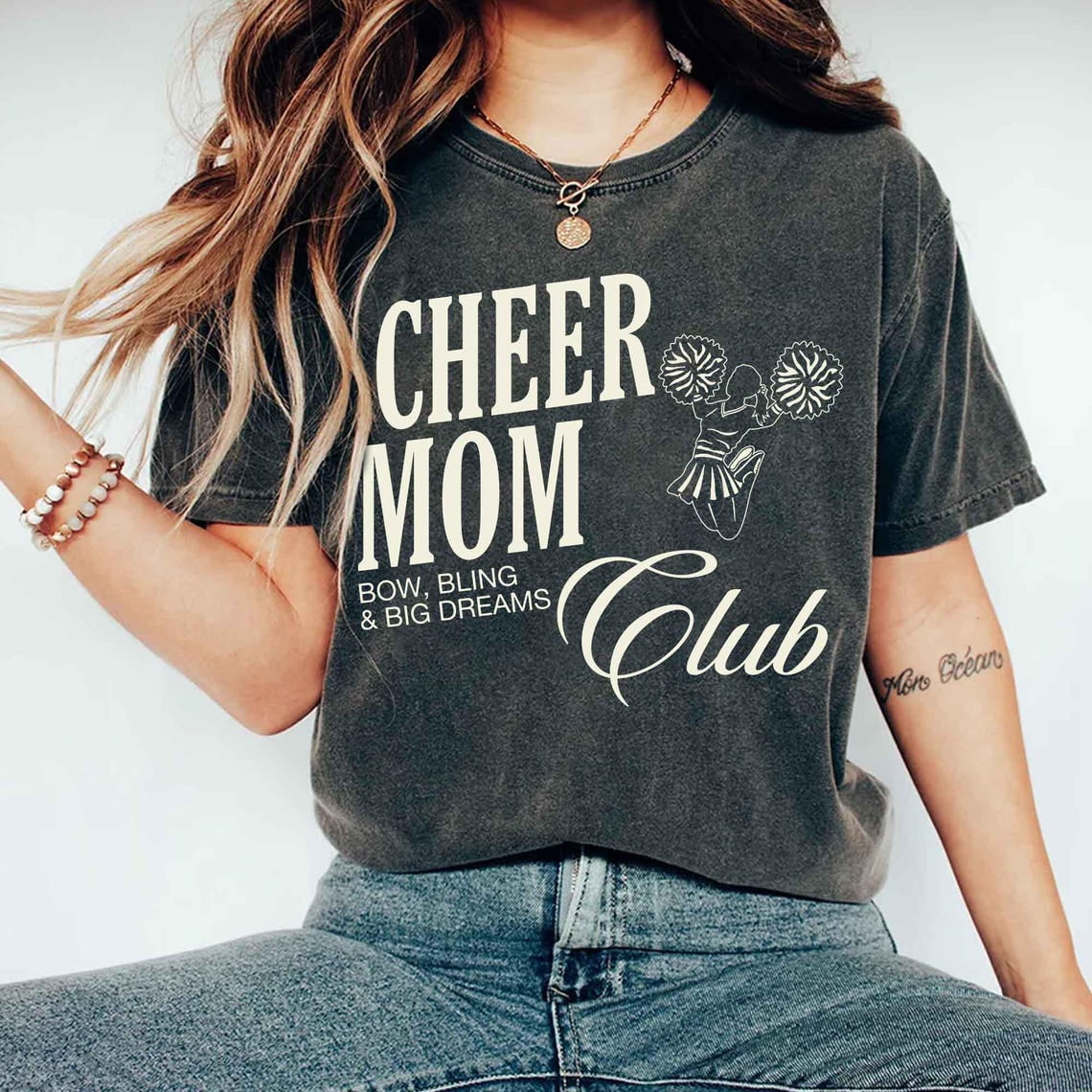 Cheer Mom Shirt, Mother'S Day Gift For Cheerleading Mom, Cheer Mama ...