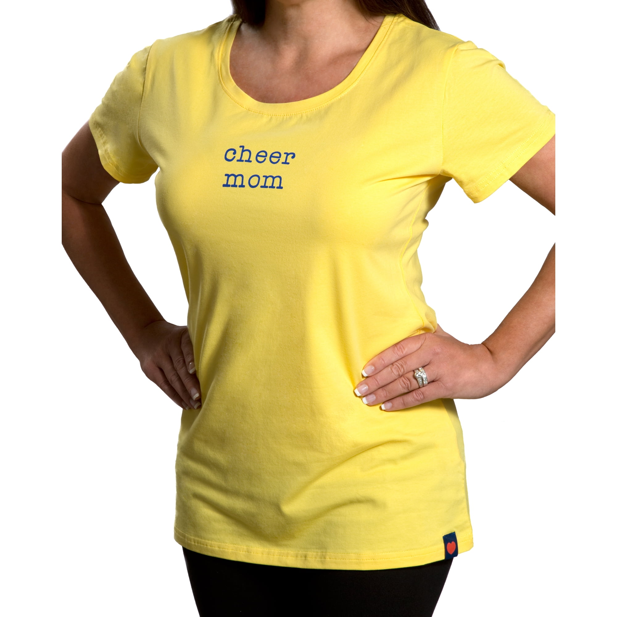 Pavilion Gift Company - Cheer Mom - Small Yellow T-Shirt - Walmart.com