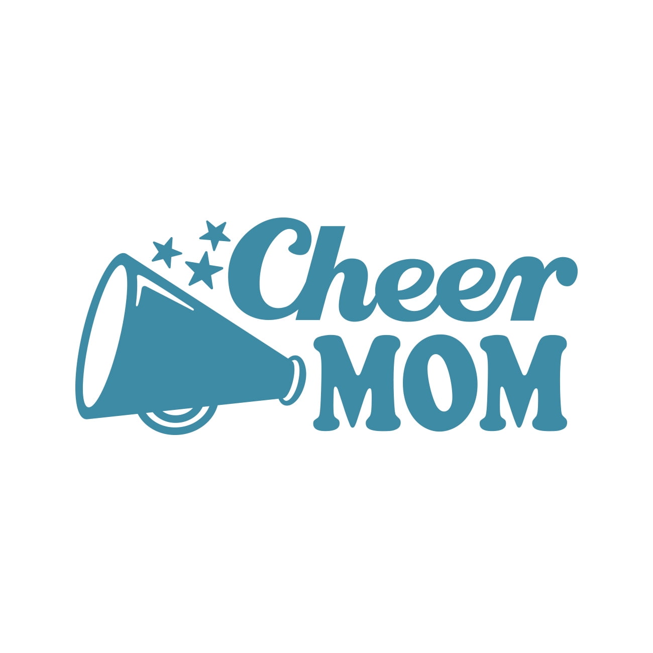 Cheer Mom Sticker Decal Die Cut - Self Adhesive Vinyl - Weatherproof ...