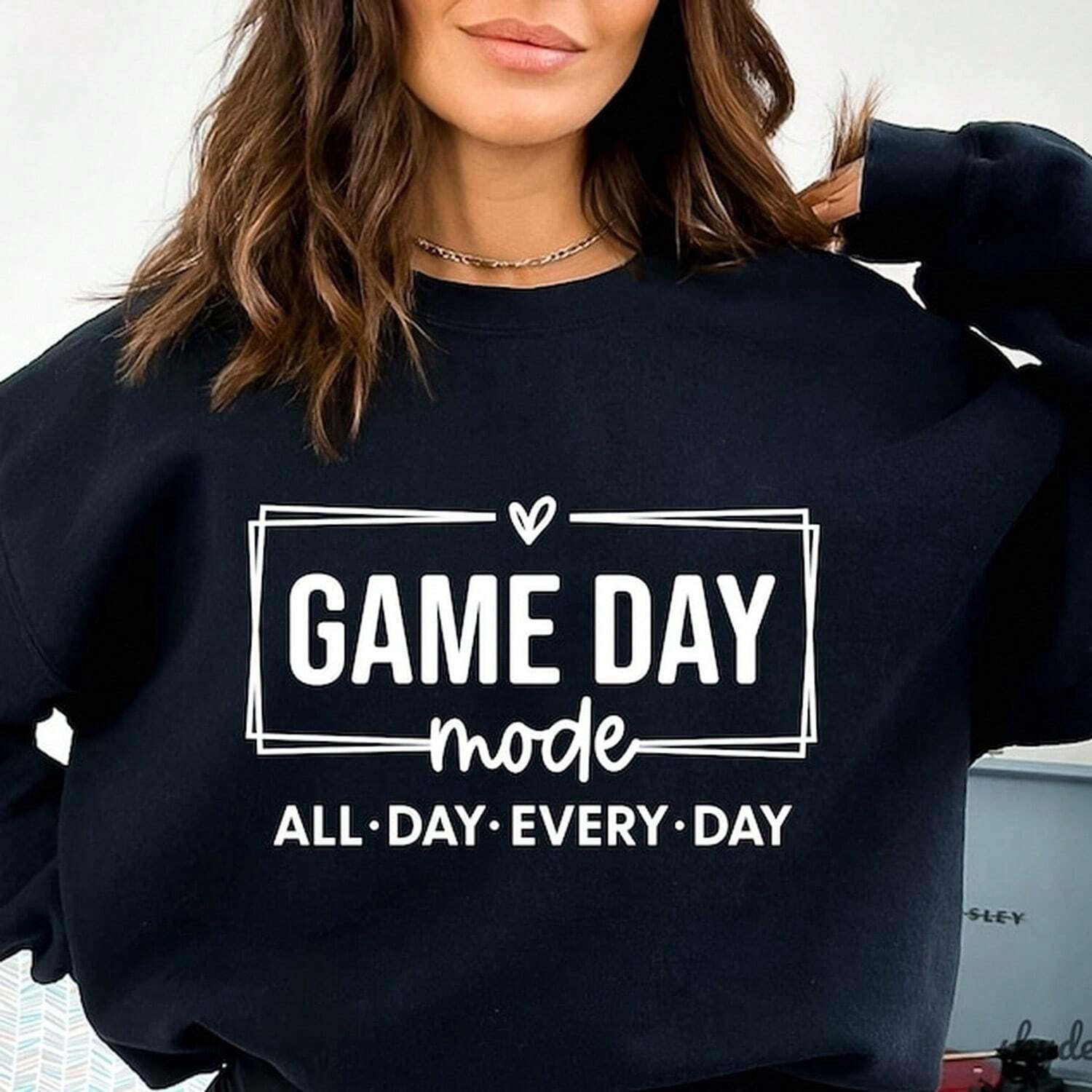 Cheer Mom Sweatshirt for Women, Simple Statement Graphic Sweatshirt ...