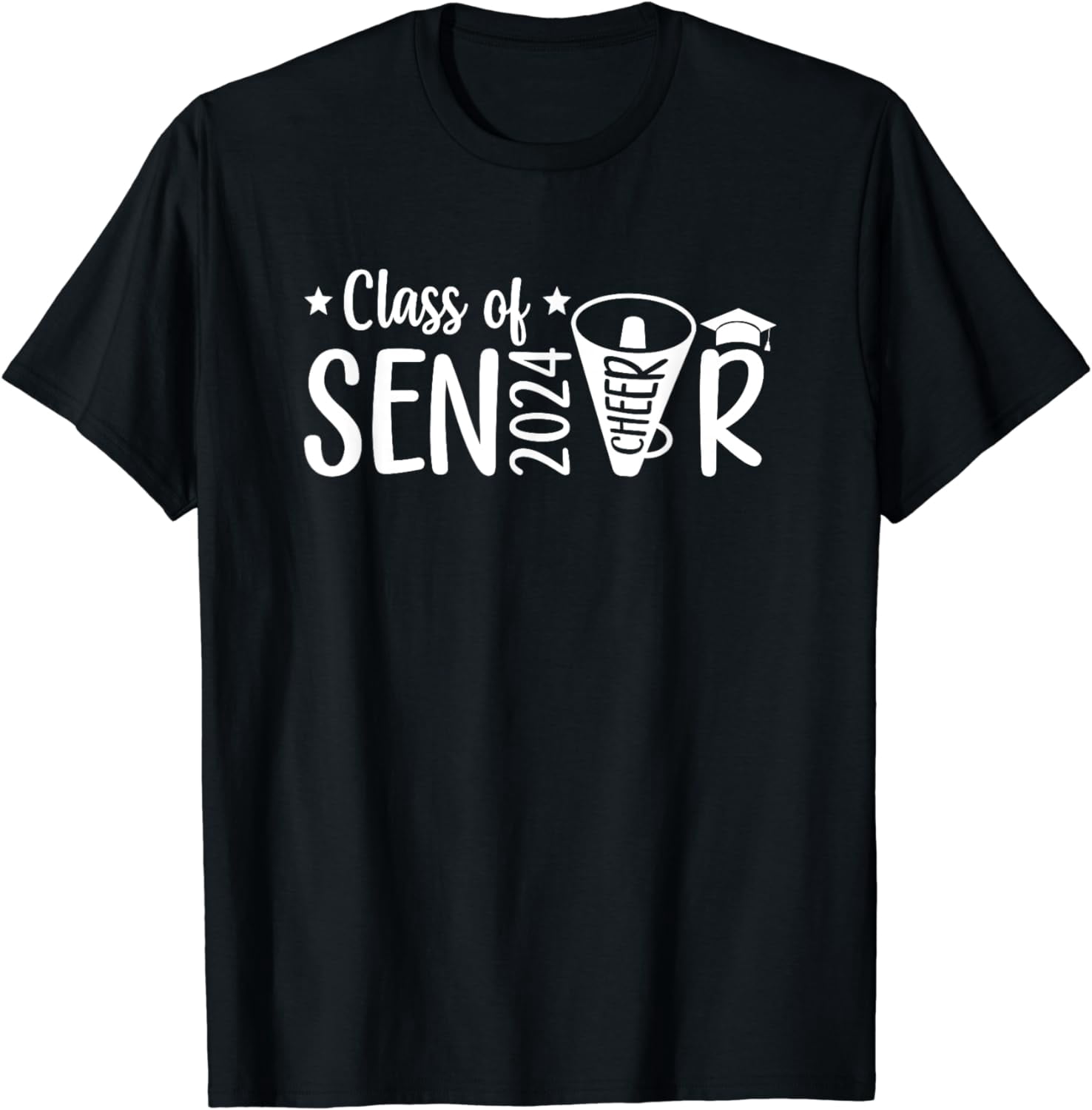 Cheer Senior 2024 Cheerleading Senior 2024 Graduation T-Shirt - Walmart.com