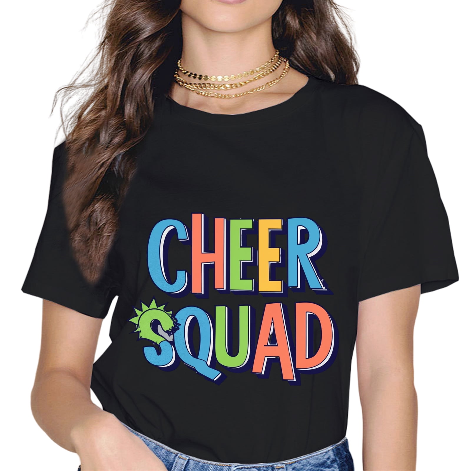 Cheer Squad Cheerleading Funny Cheerleader T-Shirt - Walmart.com