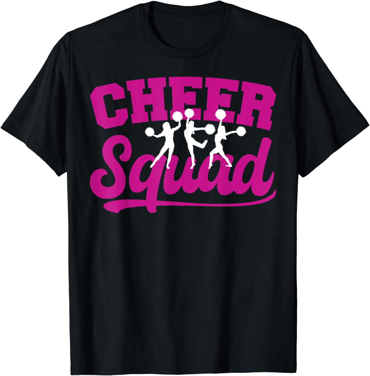 Cheer Squad Cheerleading Shirt Cheerleader Girls Cheer Squad T-Shirt ...