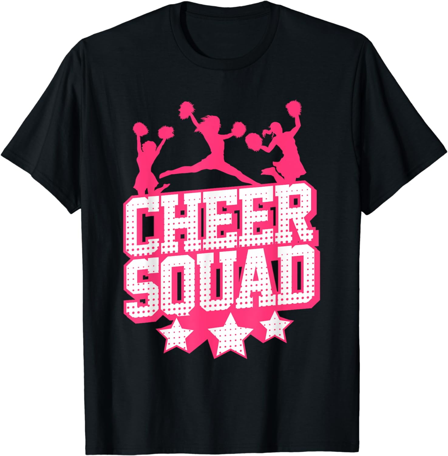 Cheer Squad Funny Cheerleader Cheering Cheerdancing Outfit Cotton T ...