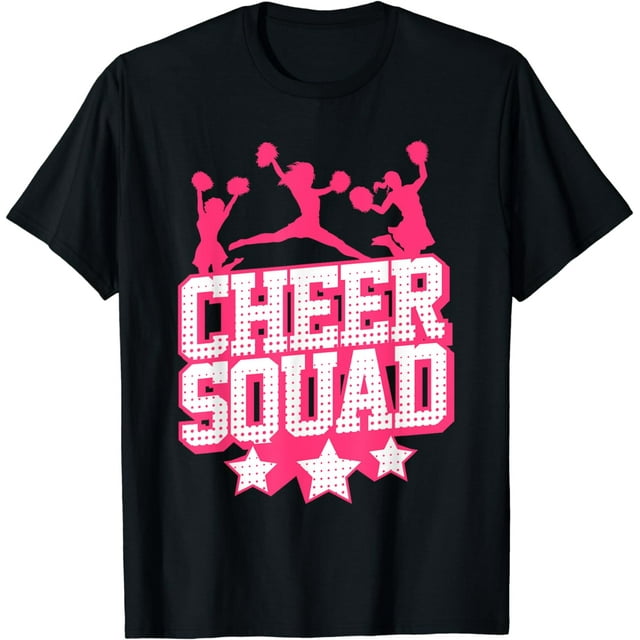 Cheer Squad Funny Cheerleader Cheering Cheerdancing Outfit T-Shirt ...