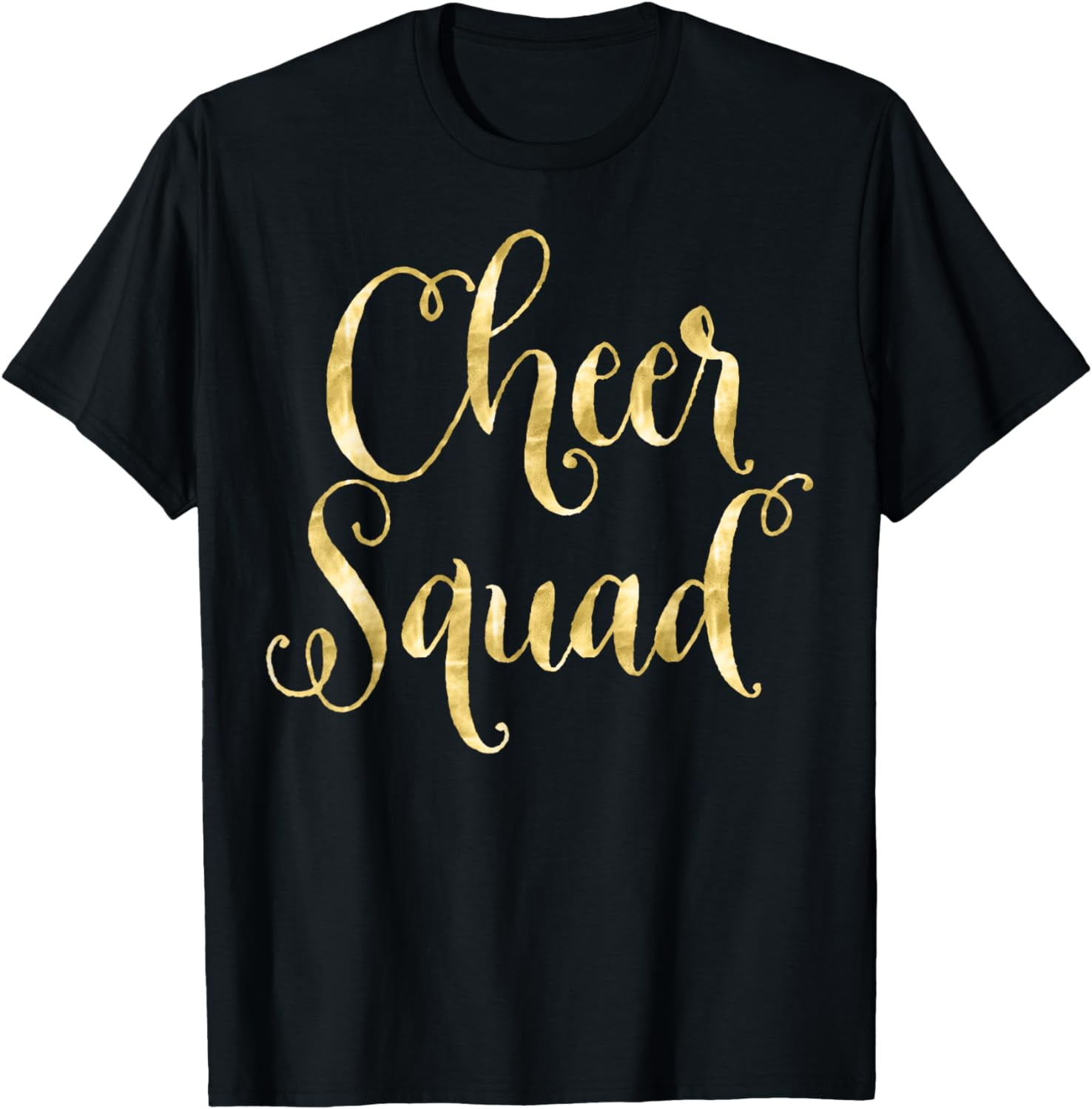 Cheer Squad Shirt Cheerleading Dark Yellow - Walmart.com