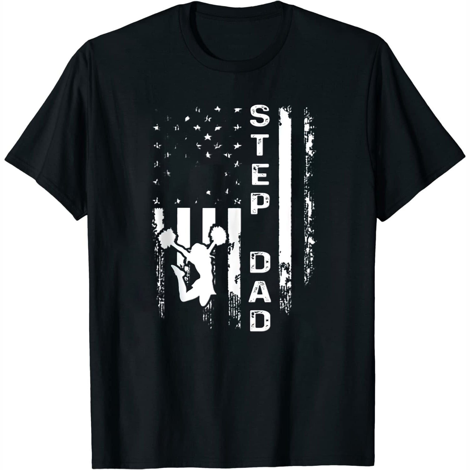 Cheer Step Dad American Flag Cheerleading Cheerleader - Walmart.com
