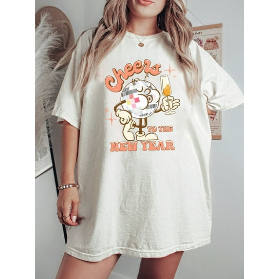 Cheer To The New Year T-Shirt - Walmart.com