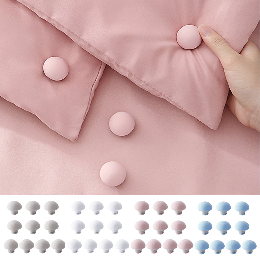 Cheer.US 10Pcs Bed Sheet Fasteners, Detachable Duvet Comforter Blanket ...