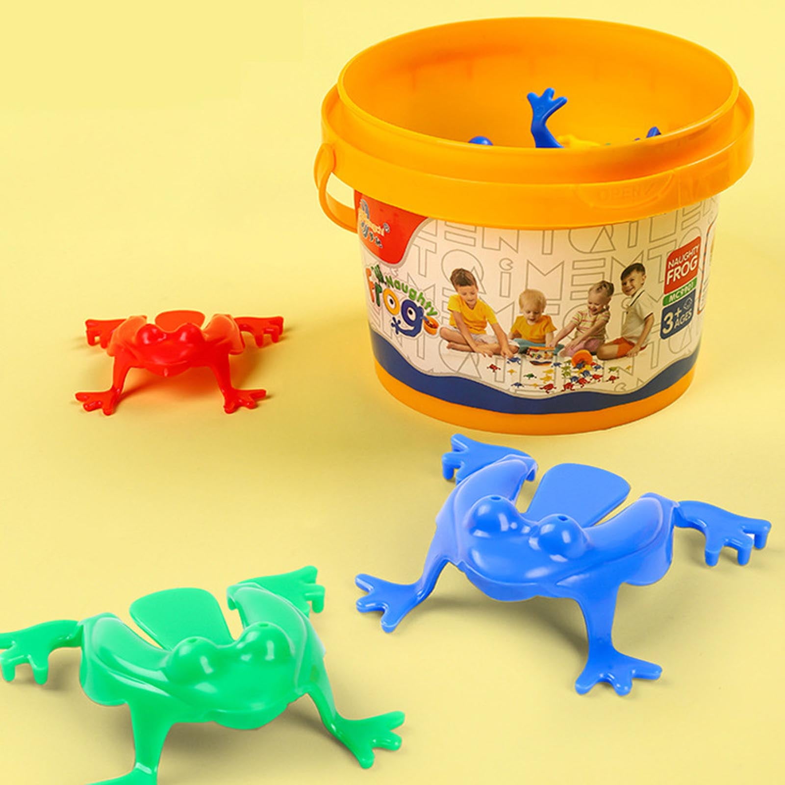 Cheer US 12Pcs Jumping Leap Frog Toy - Assorted Colors, Plastic - for ...