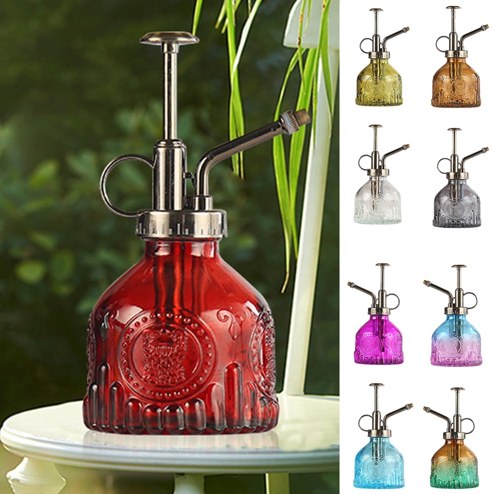 Cheer.US 200ml Glass Watering Spray Bottle,Plant Mister Flower Water ...