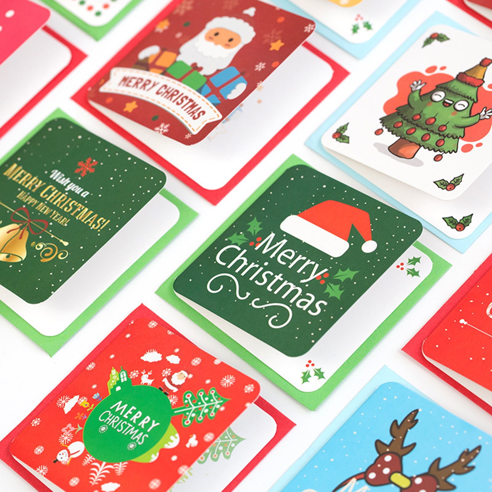 Cheer 48Pcs Mini Christmas Greeting Cards & Envelopes, Cute Stweety ...