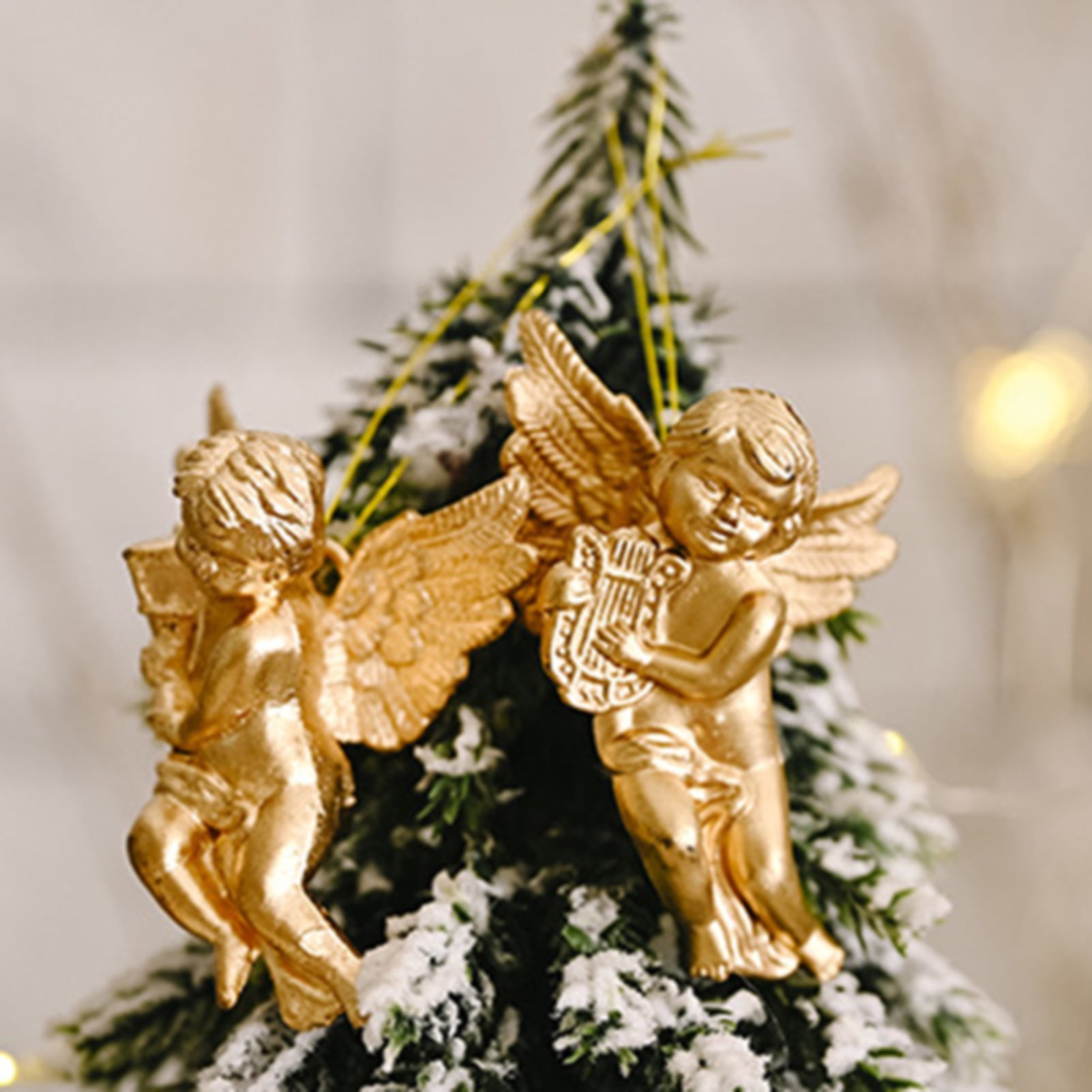 Cheer US 6Pcs Christmas Cupid Angel Ornament Valentine's Day Cupid ...
