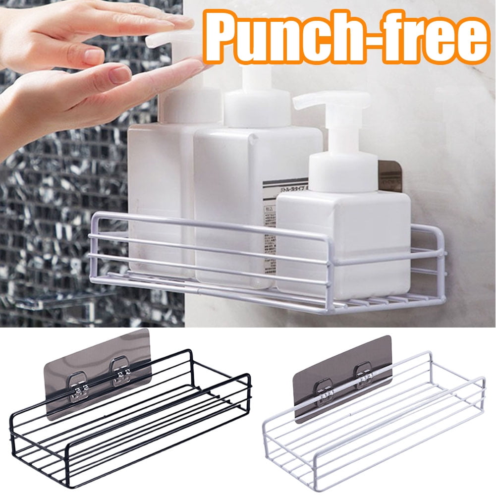 Cheer.US Adhesive Shower Caddy Shelf, Stainless Steel Shower Organizer ...