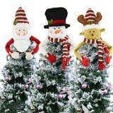Cheer US Large Christmas Tree Topper Snowman Hat for Winter Wonderland ...