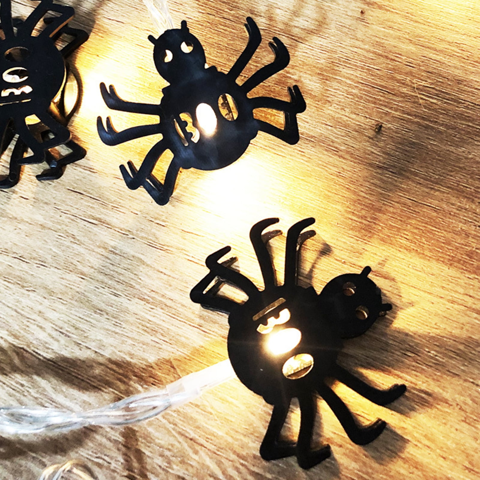 Cheer US LED Spider String Lights - Halloween String Lights, Waterproof ...