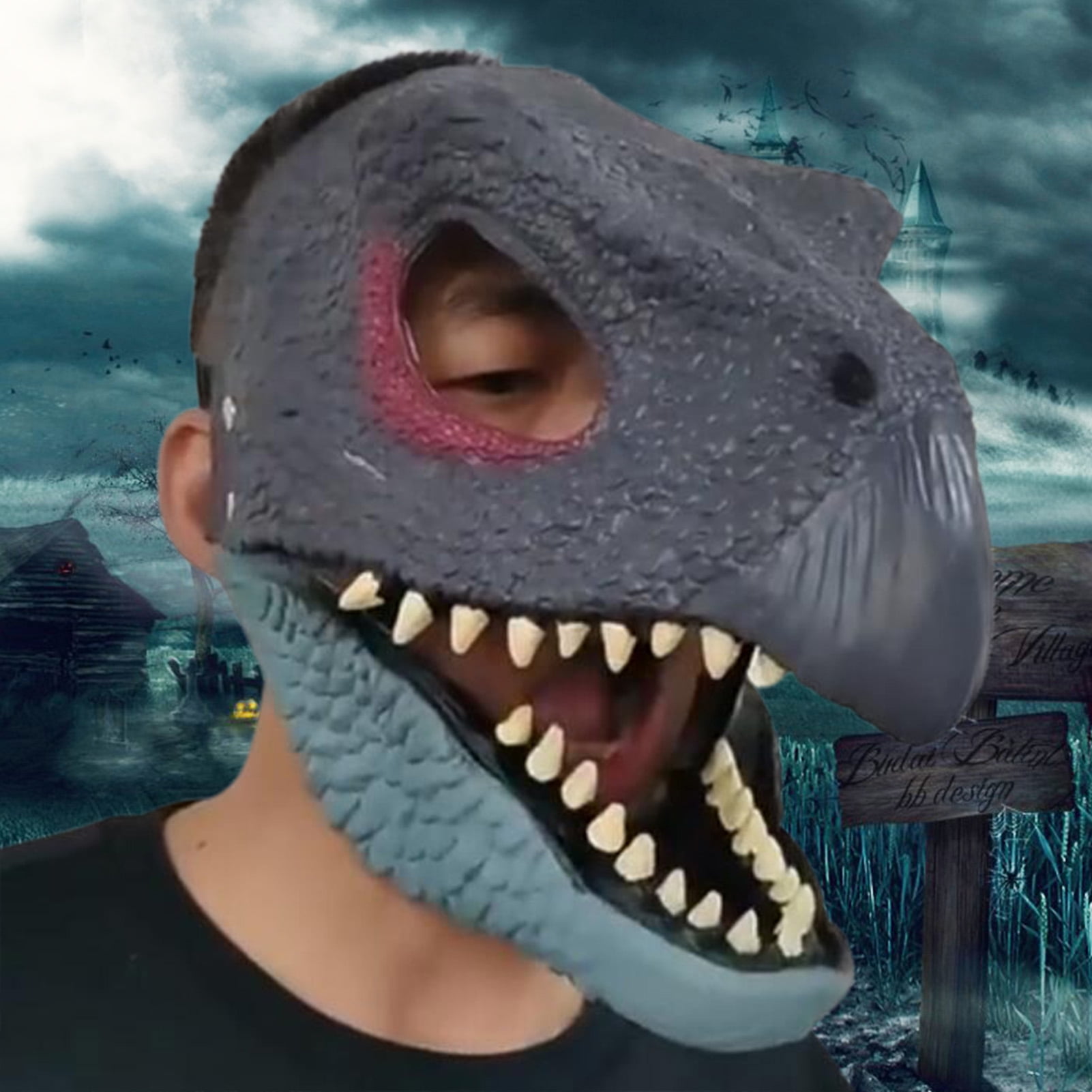 How To Wear A Dino Mask With Glasses at Randy Stambaugh blog