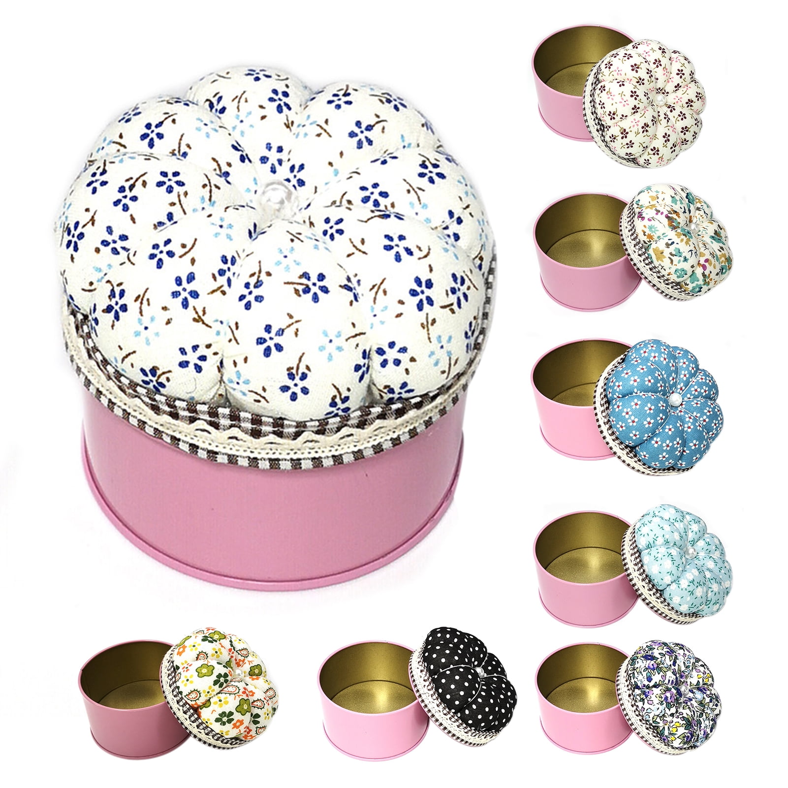 Cheer.US Needle Pin Cushion with Storage Case Needles Holder DIY ...