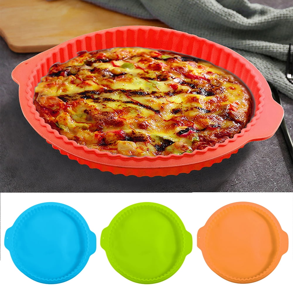 Cheer.US Pie Pan for Baking, 10 Inches Round Baking Dish for Dinner ...