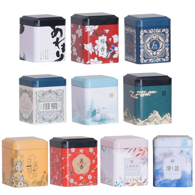 Cheer.US Airtight Metal Tin Canister for Loose Tea, Coffee, Beans ...