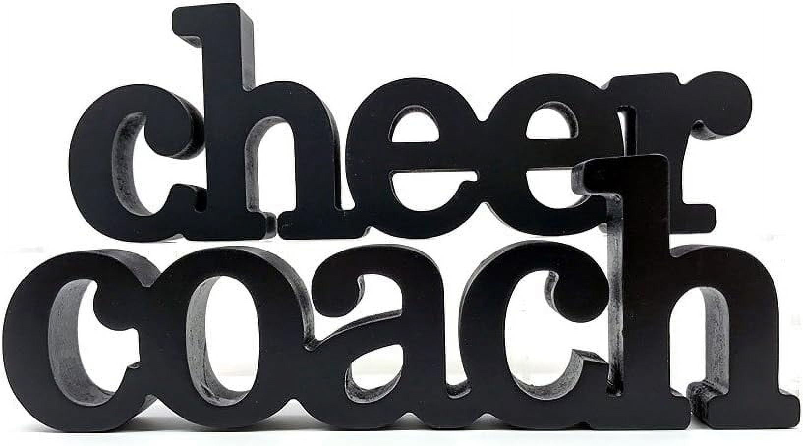Cheer Wood Words | Shelf and Desk Décor | Wood Sign - Walmart.com